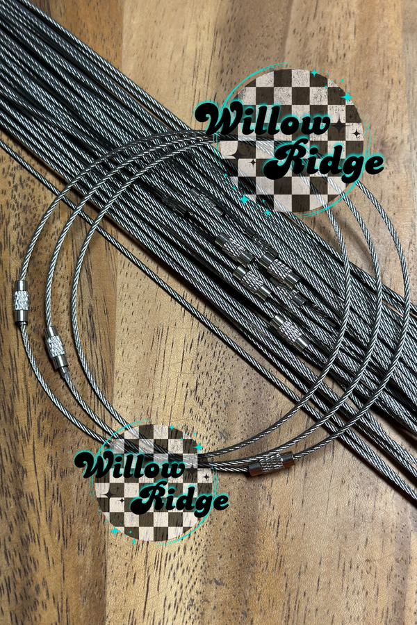 12inch Steel Cable – Shop Willow Ridge